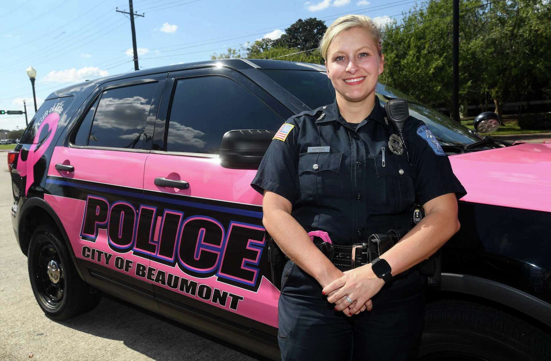 Haley Morrow promoted to patrol sergeant in Beaumont Police Department