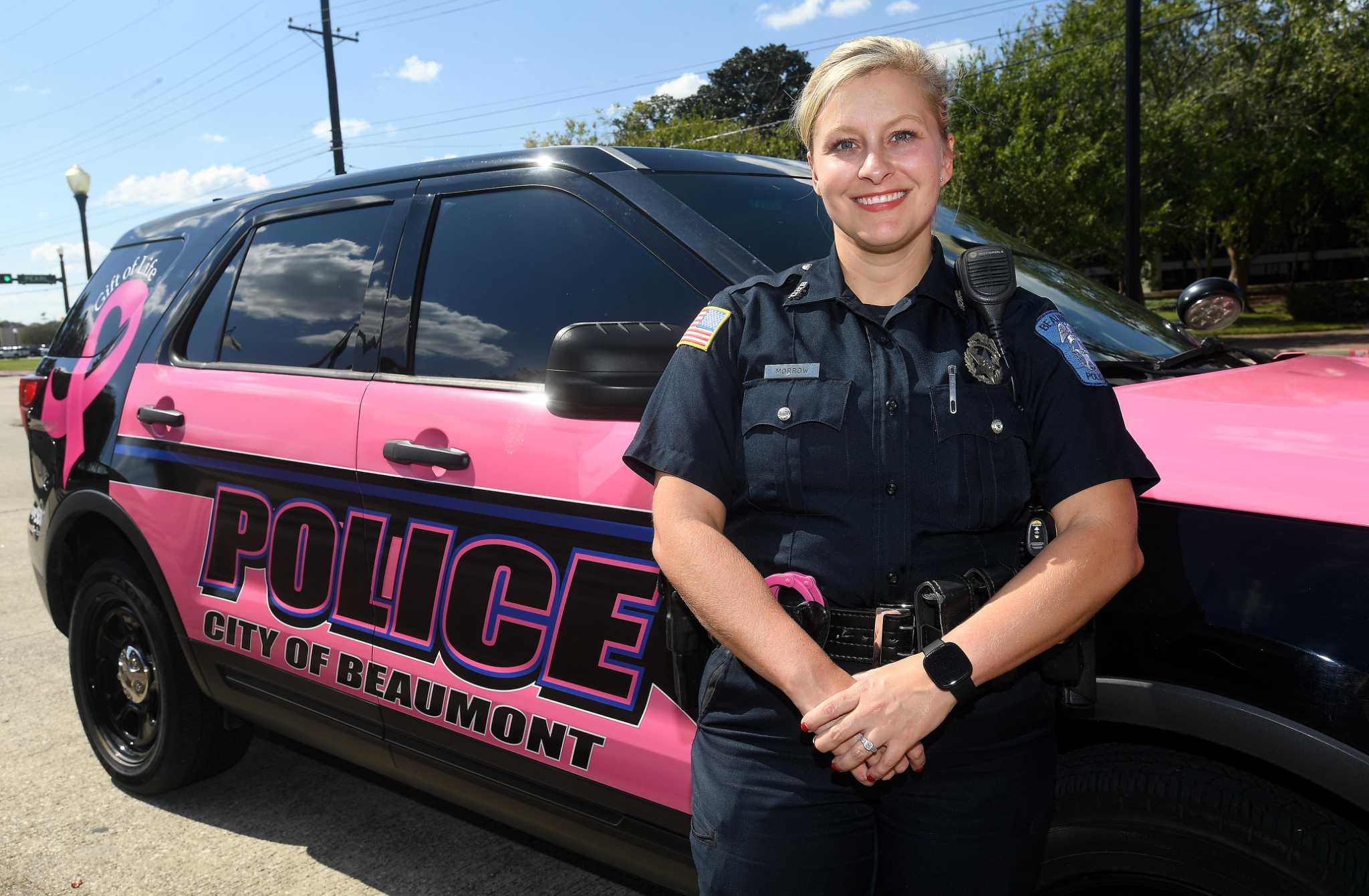 Haley Morrow promoted to patrol sergeant in Beaumont Police Department
