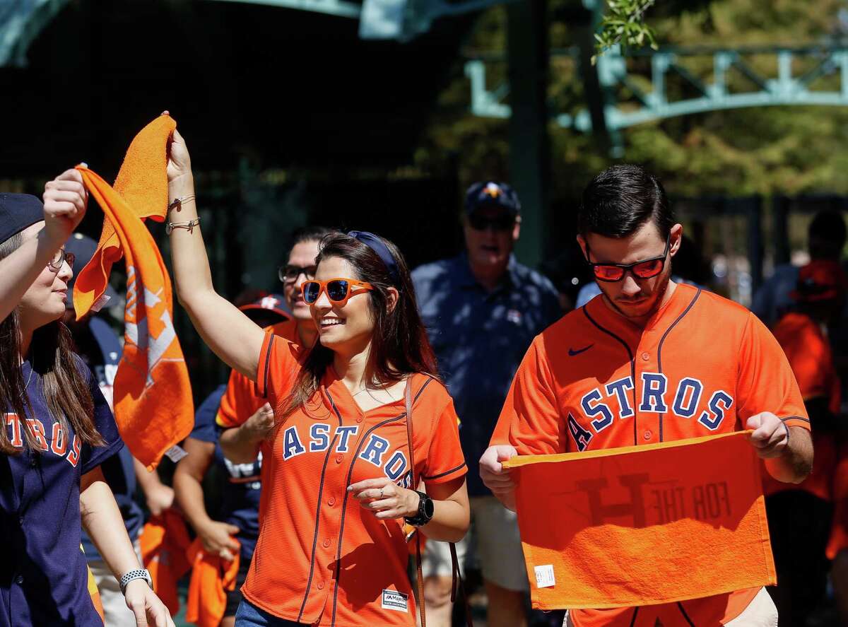 Astros fans at ALDS Game 1 vs. White Sox