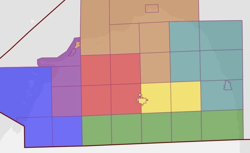 New commissioners district map approved