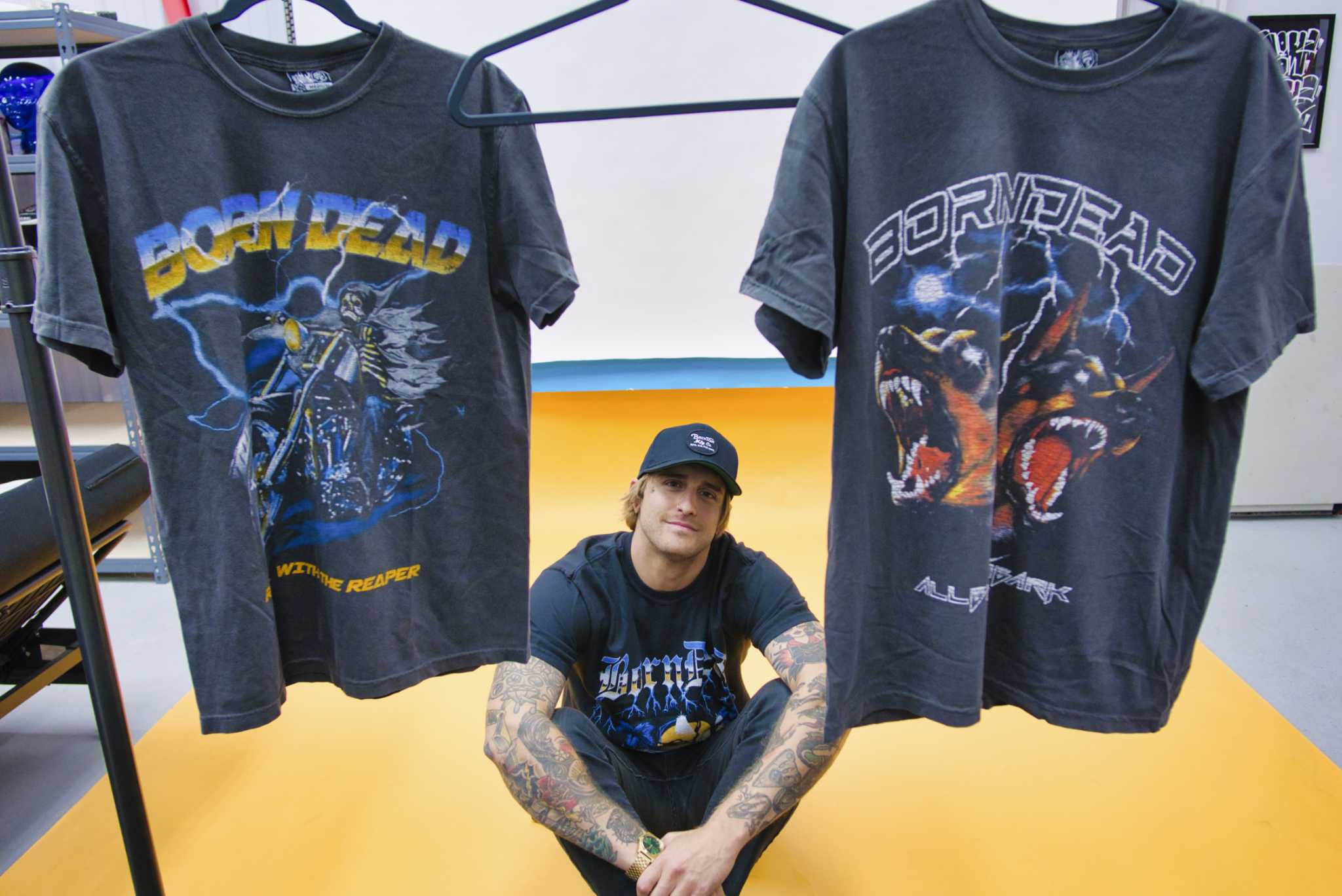 Man 'born dead' gives life to growing line of streetwear