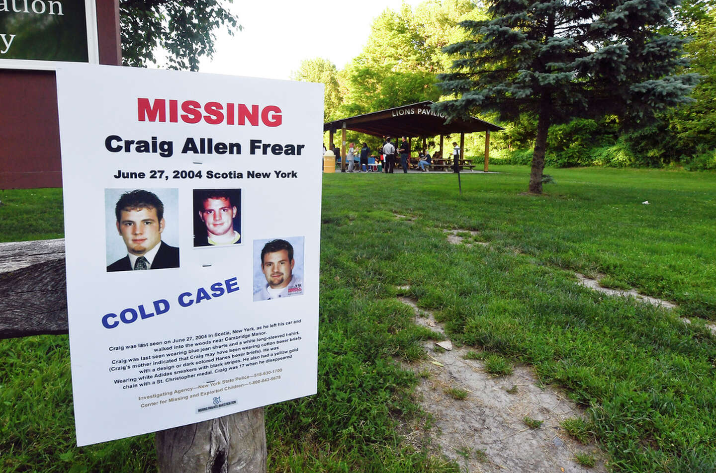 Craig Frear vanished 20 years ago in Scotia. Police are still looking.