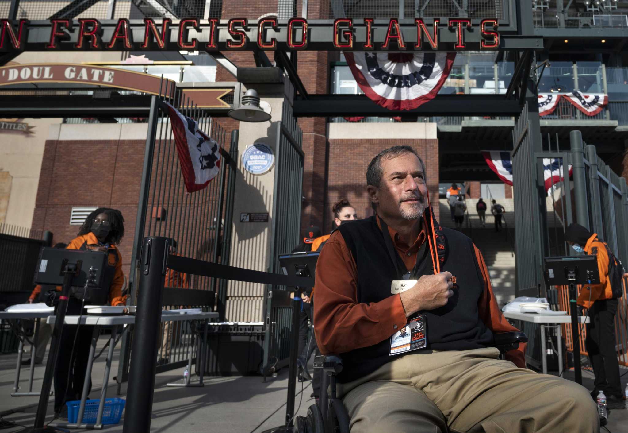 A stroke and then a job. Off the field, another against-all-odds Giants ...