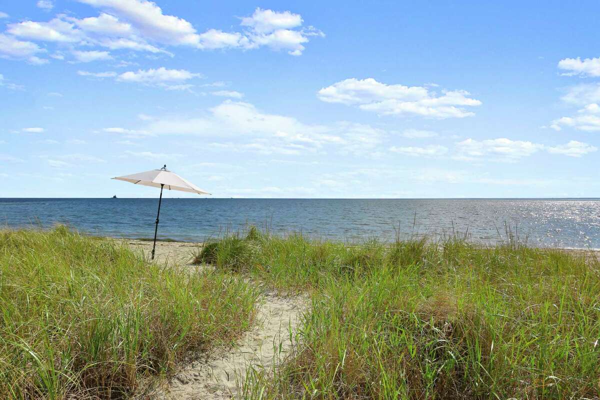 Waterfront Fairfield home comes with a private beach