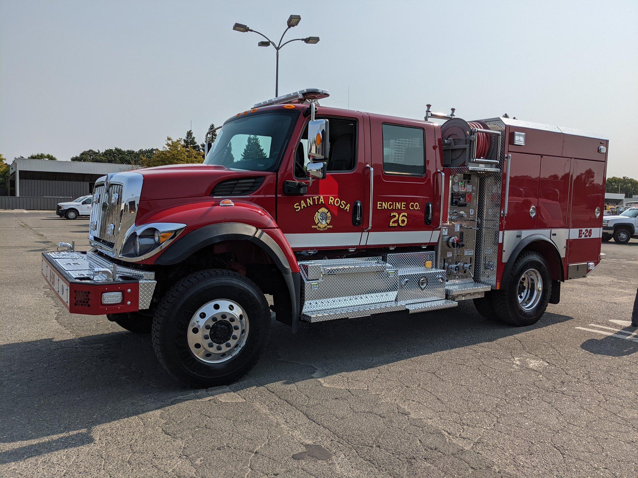 Arrest made after four fires erupt in an hour in Santa Rosa