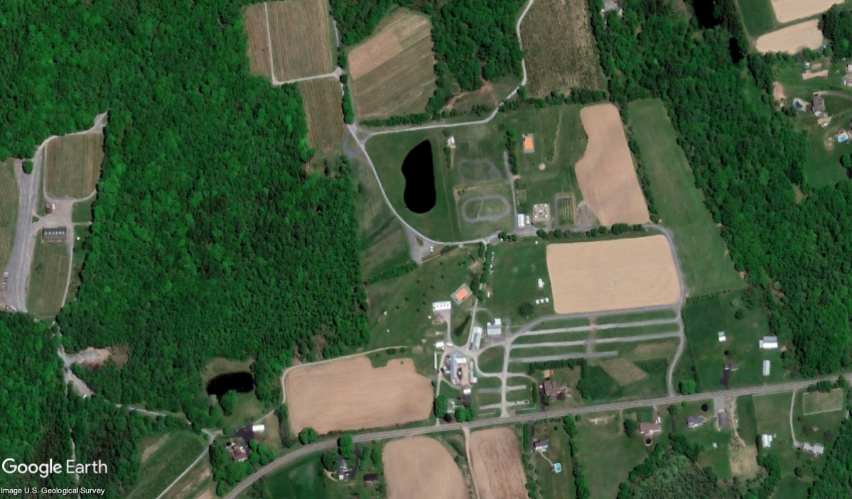 Aerial photos show Ellms Farm growing through the years