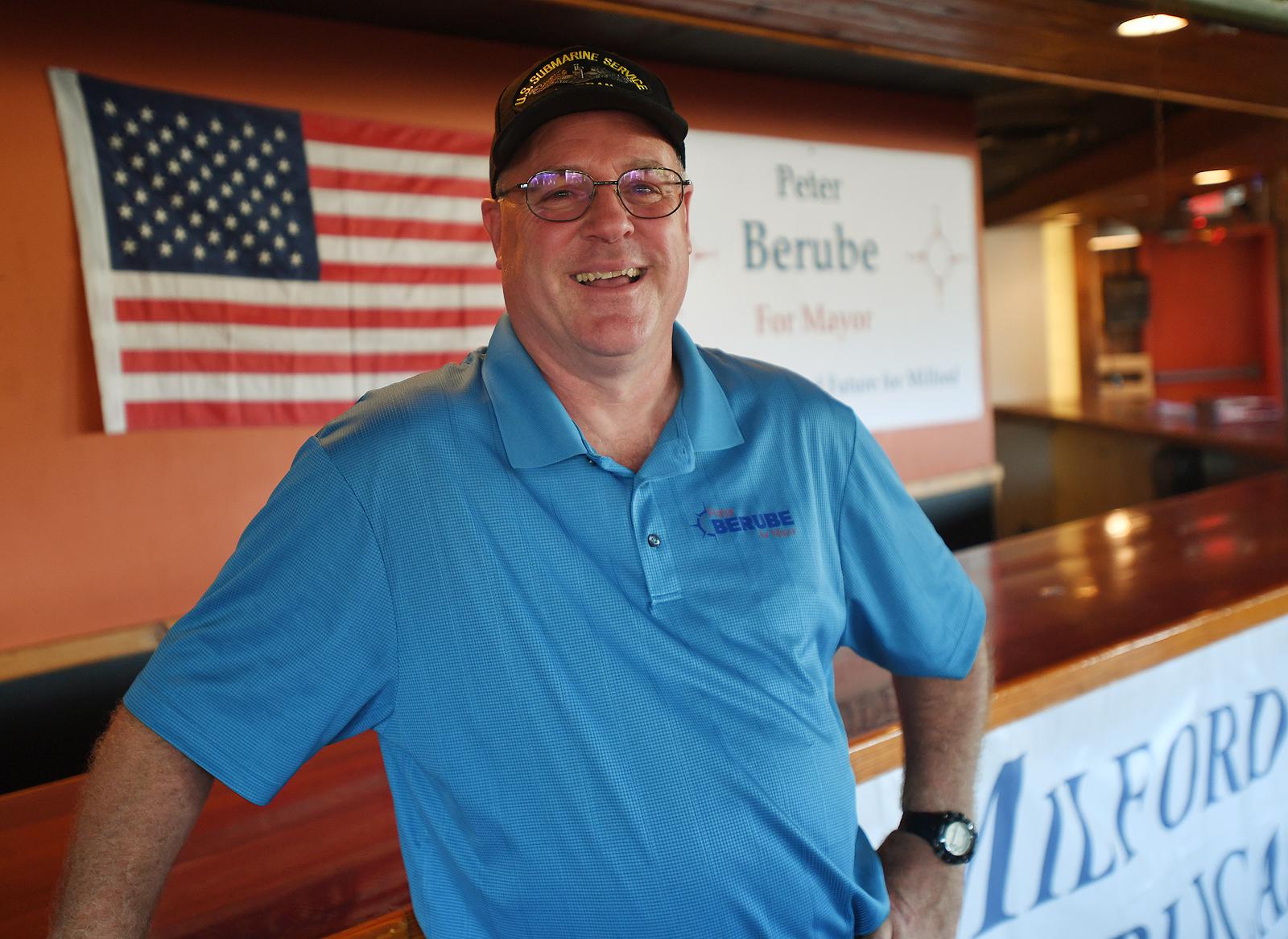 Berube looks to unseat incumbent Blake in Milford