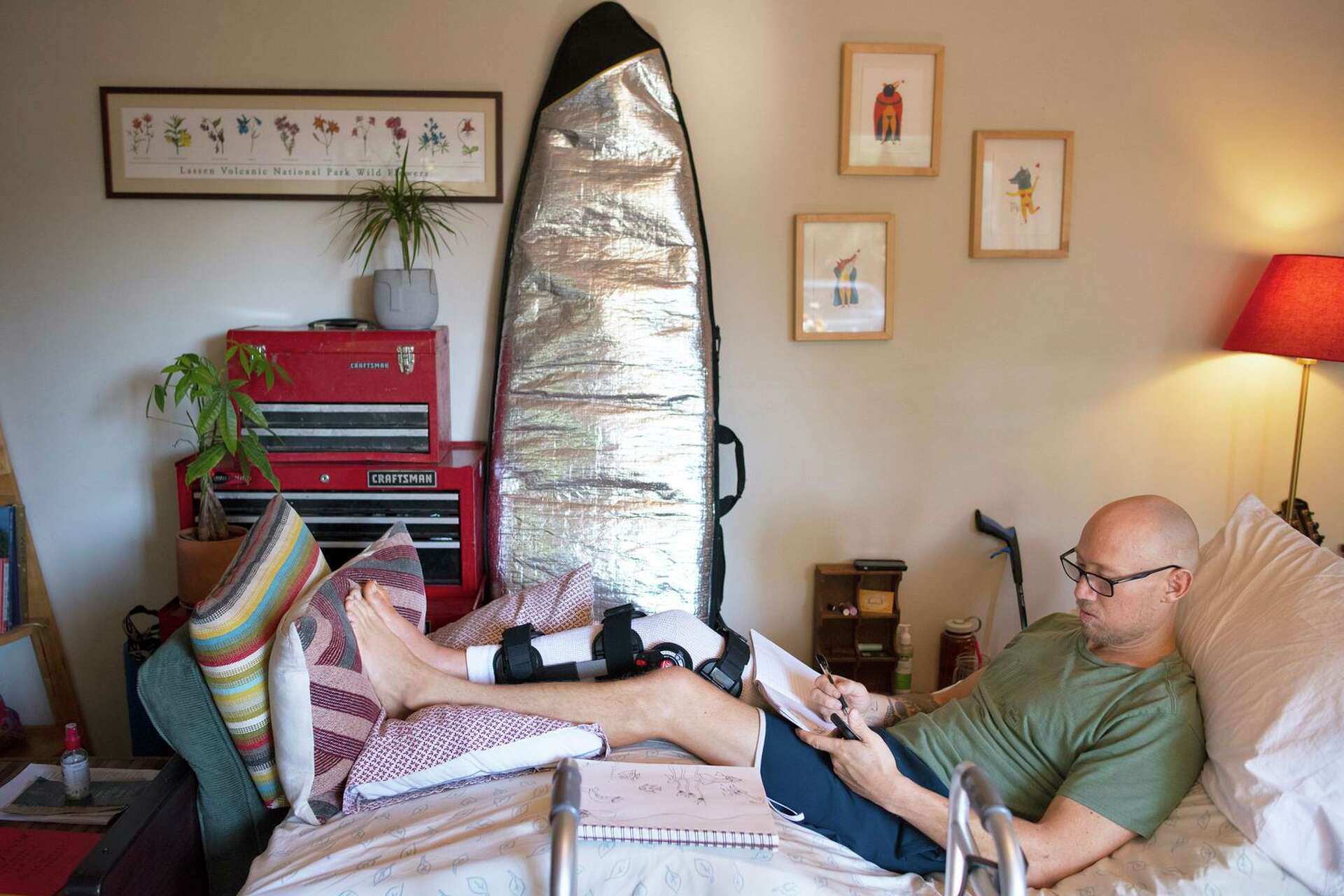 The surfer who survived a shark attack on the Sonoma coast recounts his ...