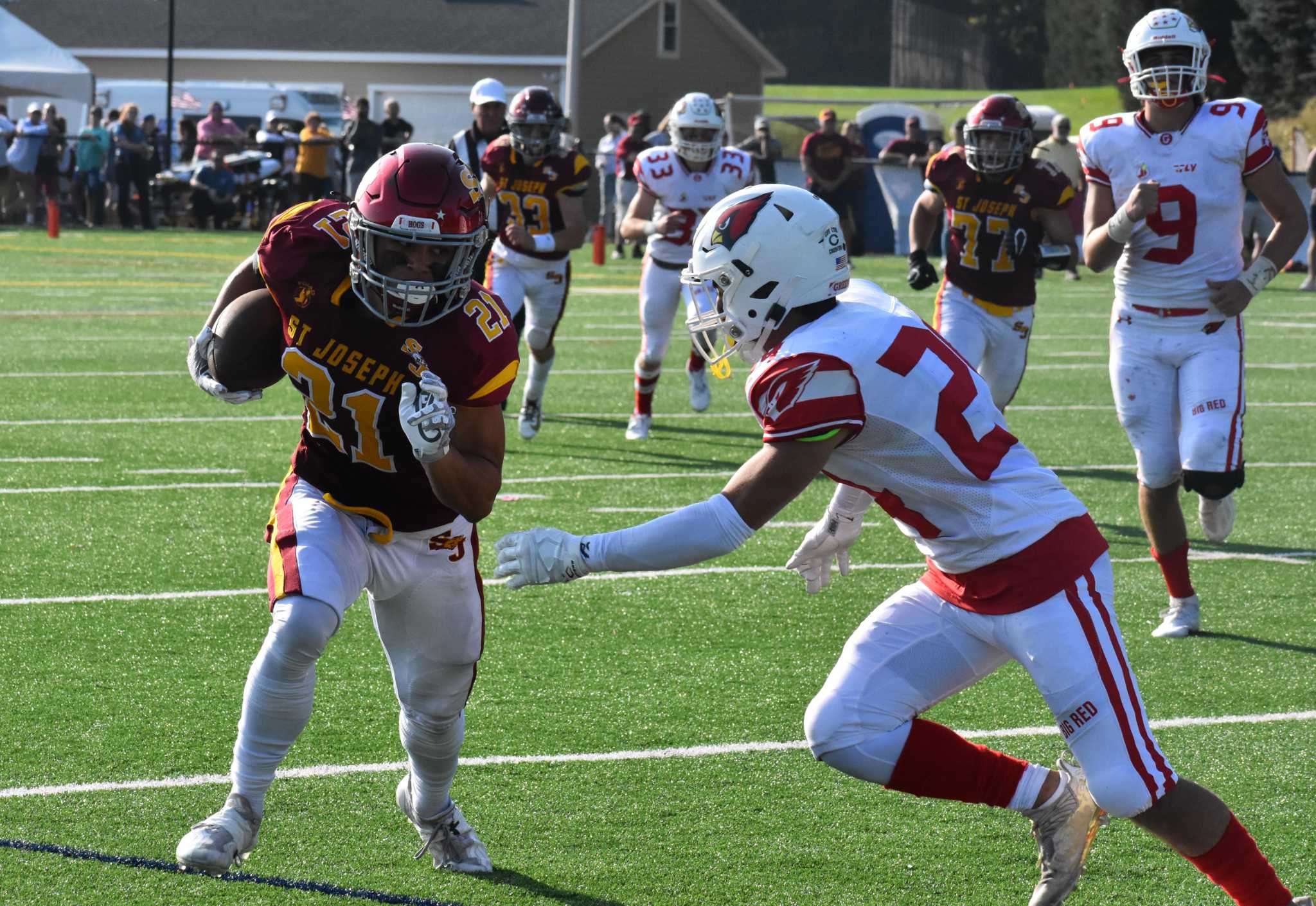 Tyler DaSilva’s sack on final play saves No. 2 St. Joseph’s victory ...