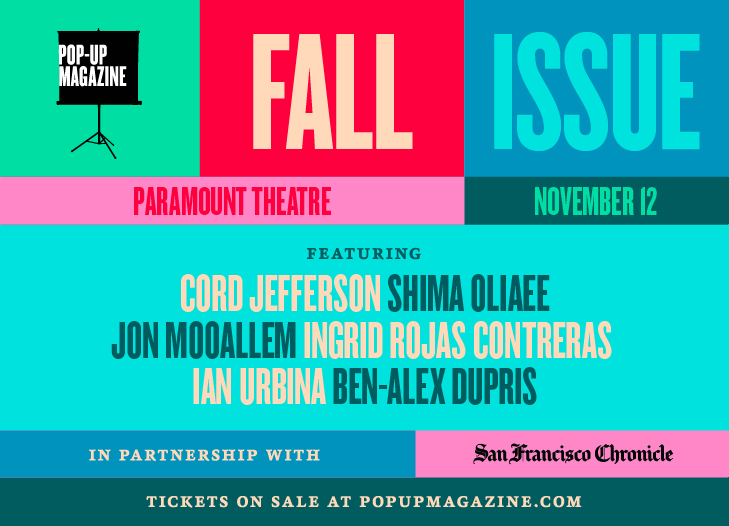 The acclaimed live magazine made for a stage, screen, and live audience ...