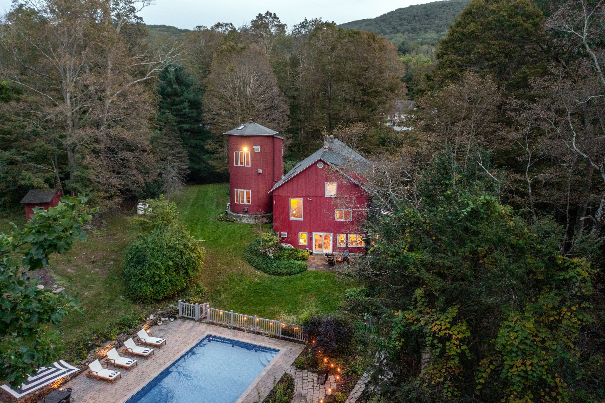 Converted Connecticut dairy farm with silo listed for $1 million