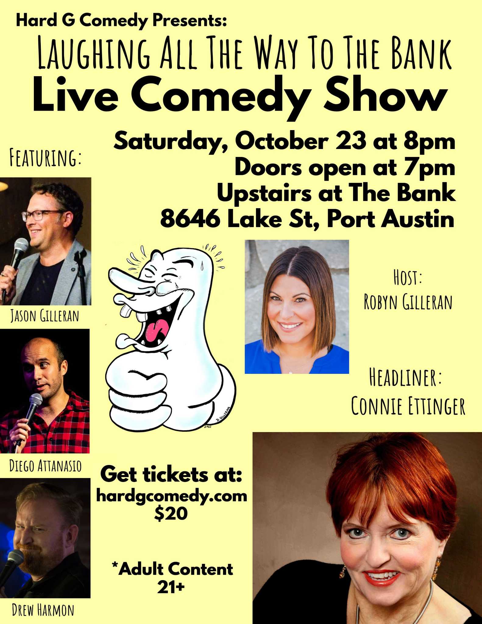 Hard G Comedy performing again in Upper Thumb