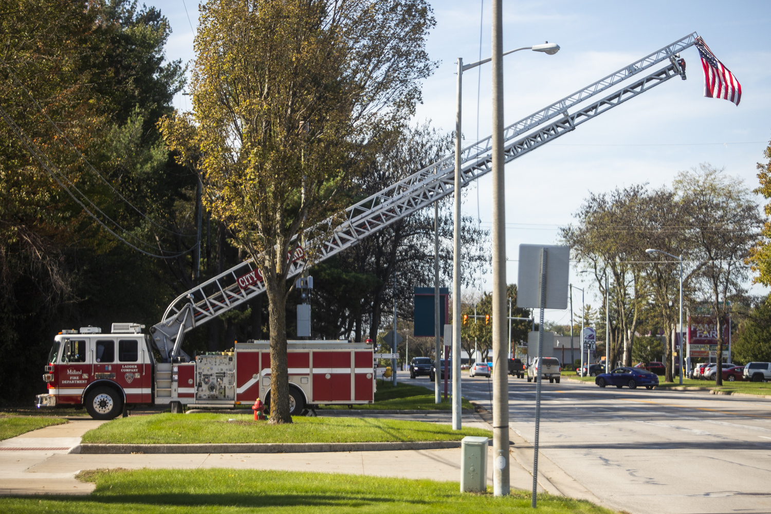 Midland fire station honors retired firefighter Tuesday