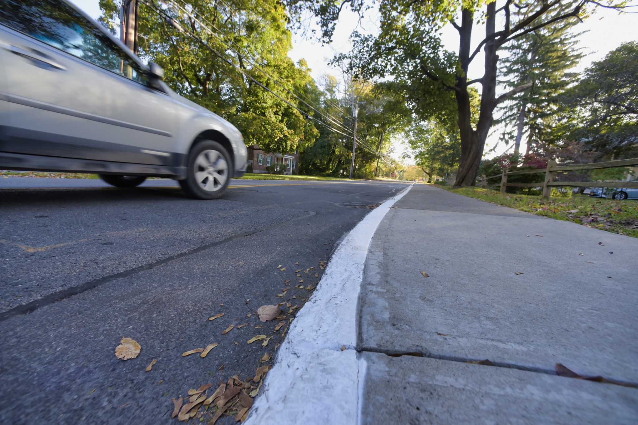Getting There: What's with the white line on the sidewalk?