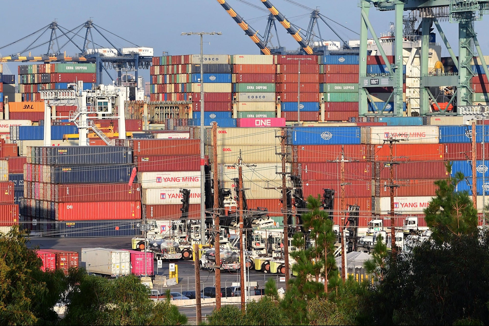 Shipping Containers From Stranded Ships Abandoned in California ...