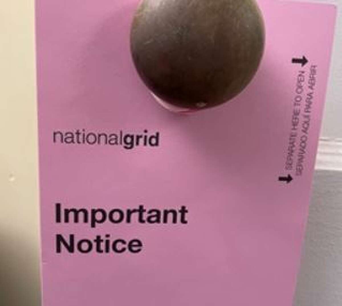 National Grid goes door-to-door, notifying customers of outstanding bills