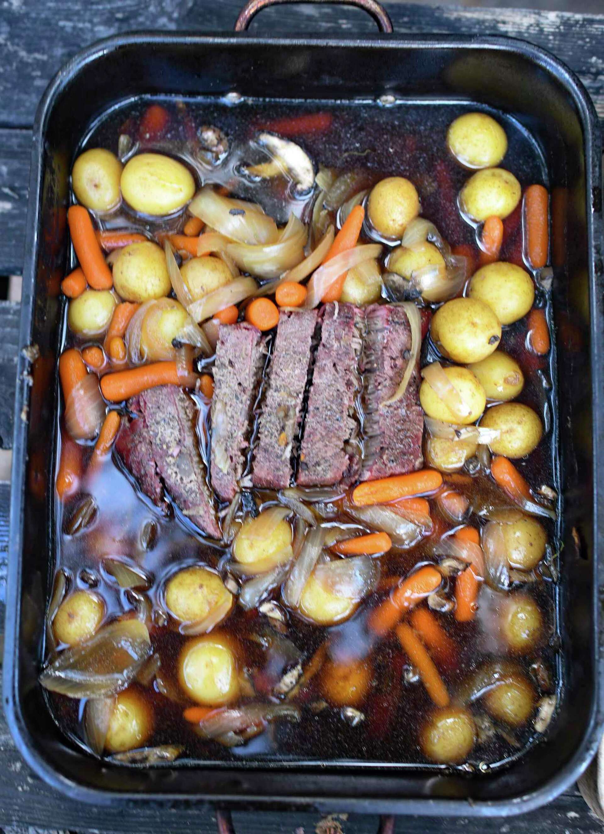 The best beef roast cut for the perfect pot roast is top round