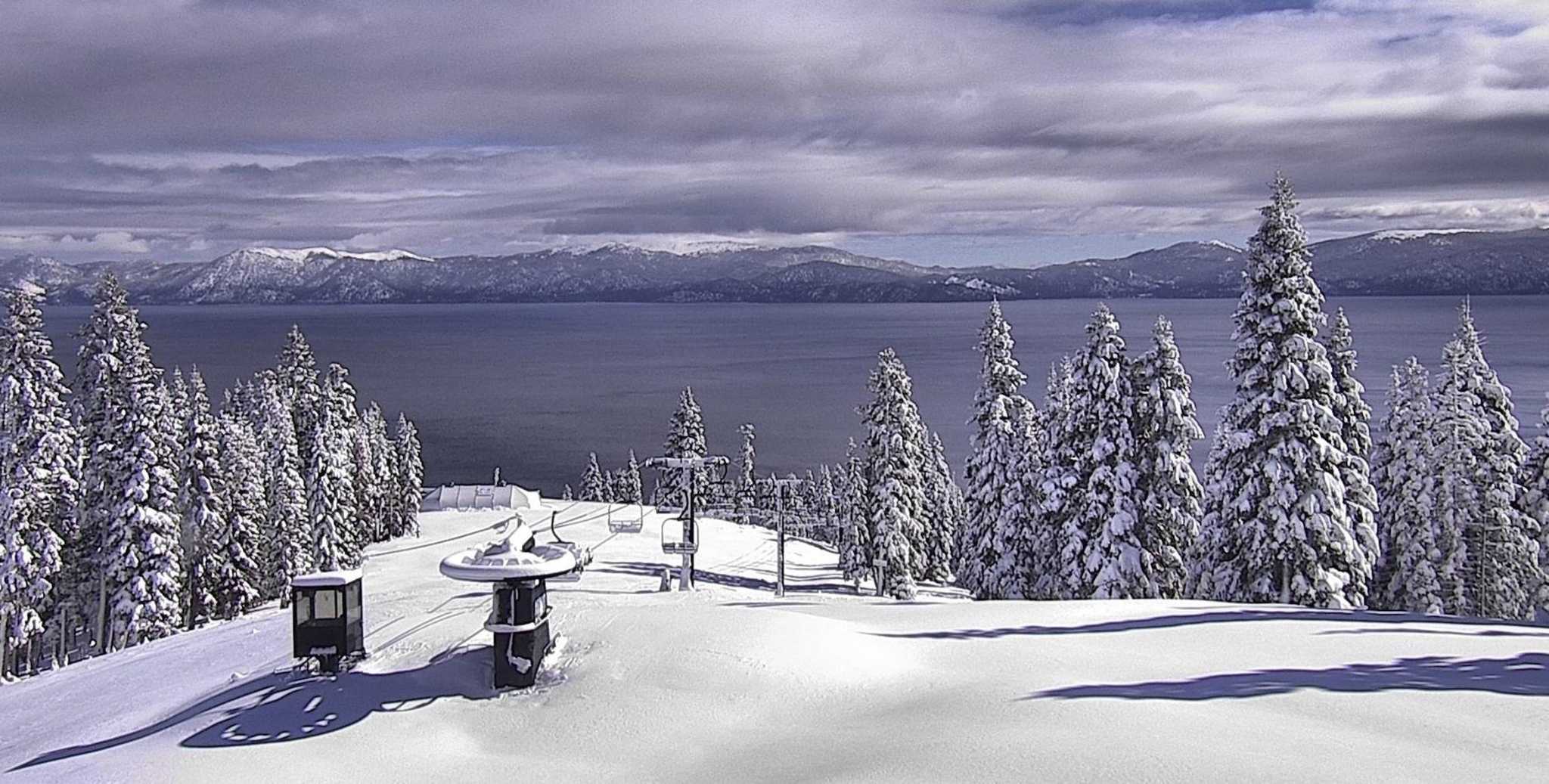 Storm left Tahoe covered in snow: See the latest live images