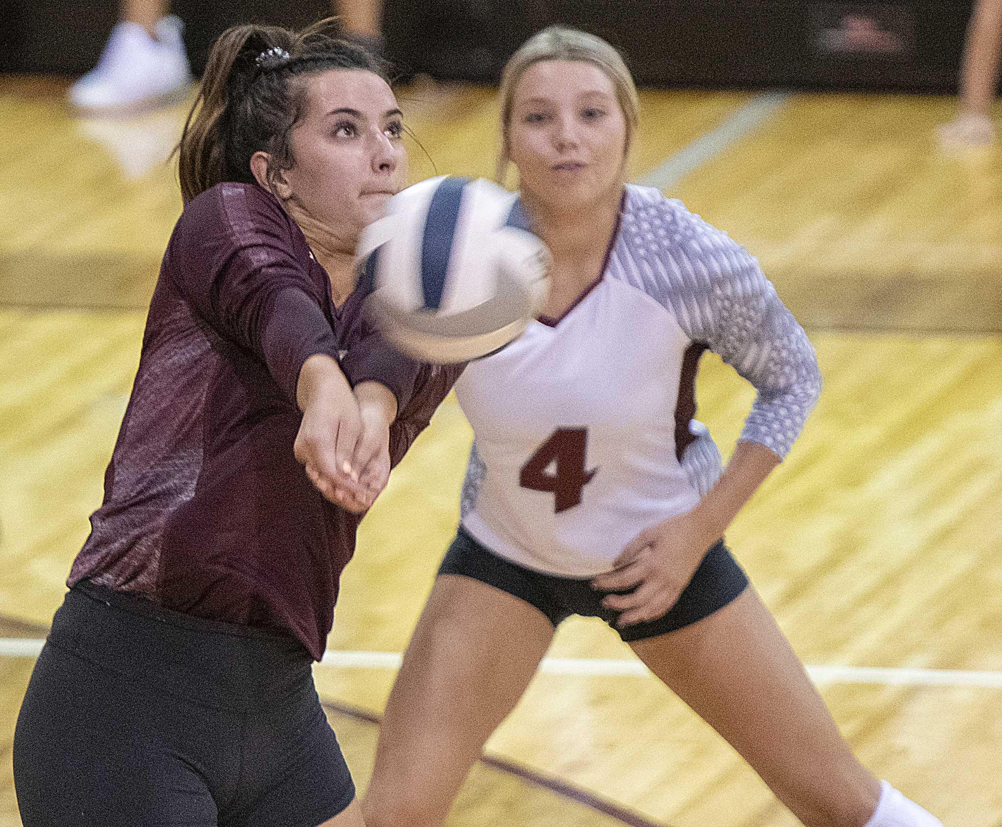 HS VOLLEYBALL: Lady Rebels feed off Leavitt’s energy