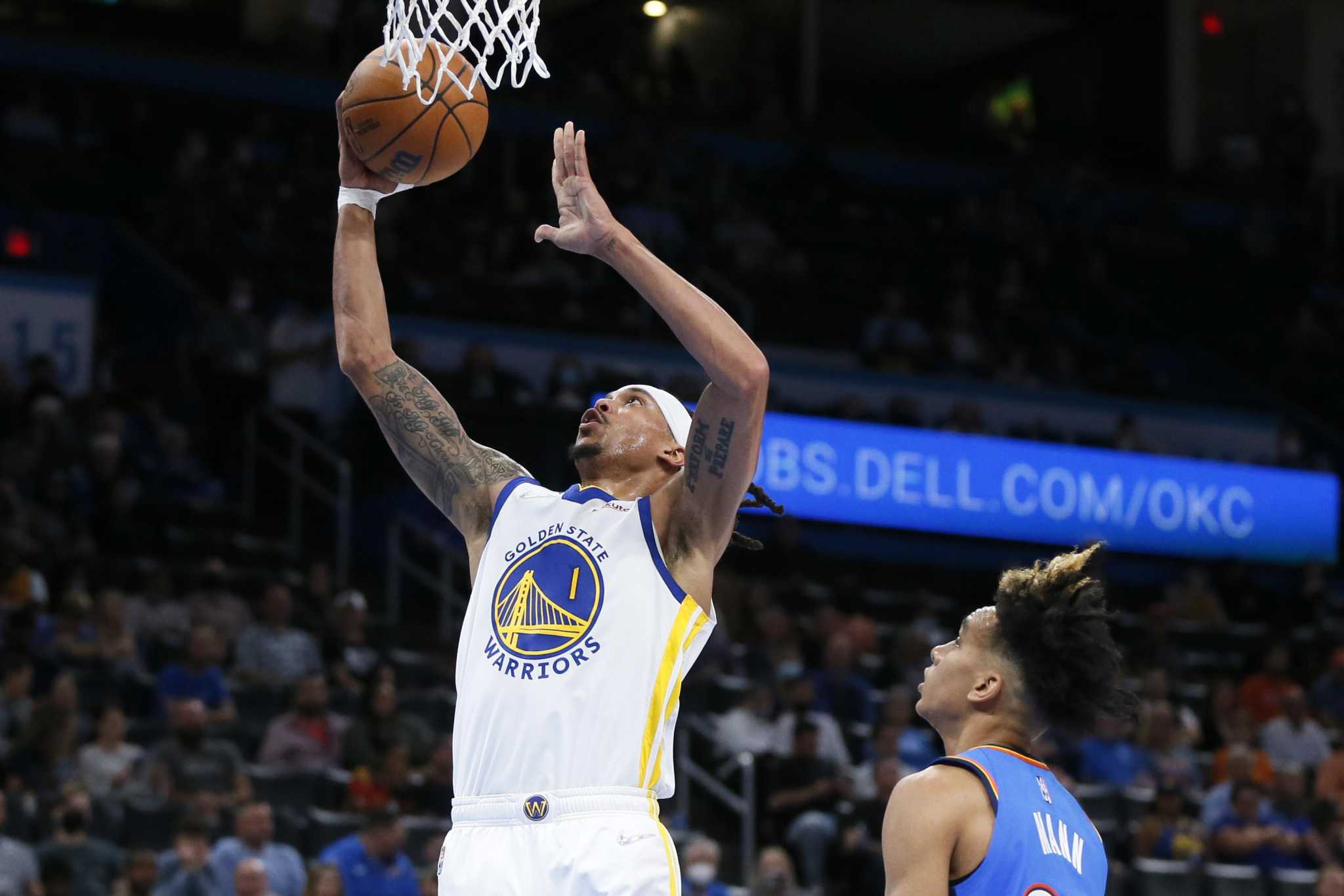 Damion Lee ignites lethargic Warriors to 4-0 start with victory at ...