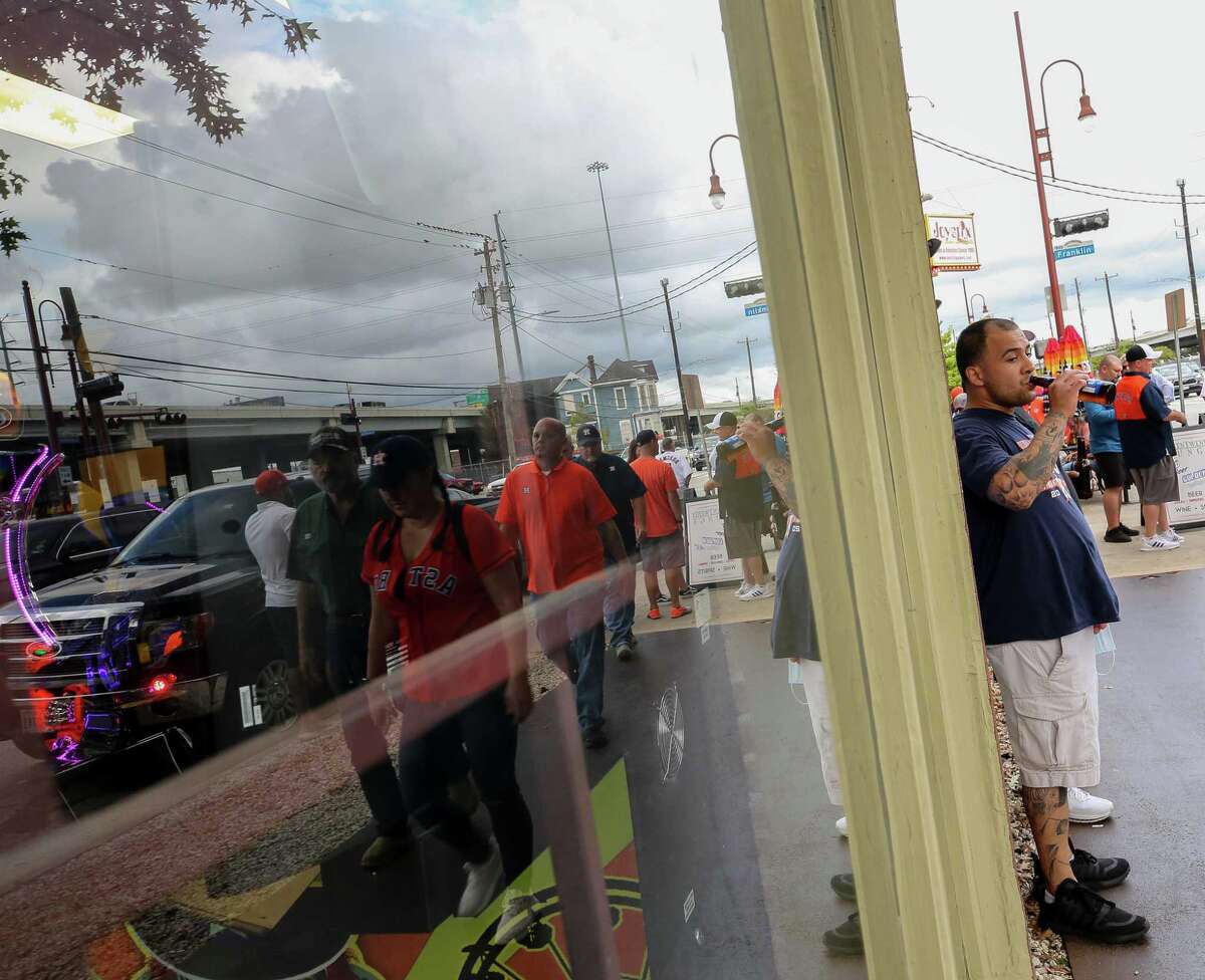 Bouyant Houston fans show their fierce devotion to the Astros