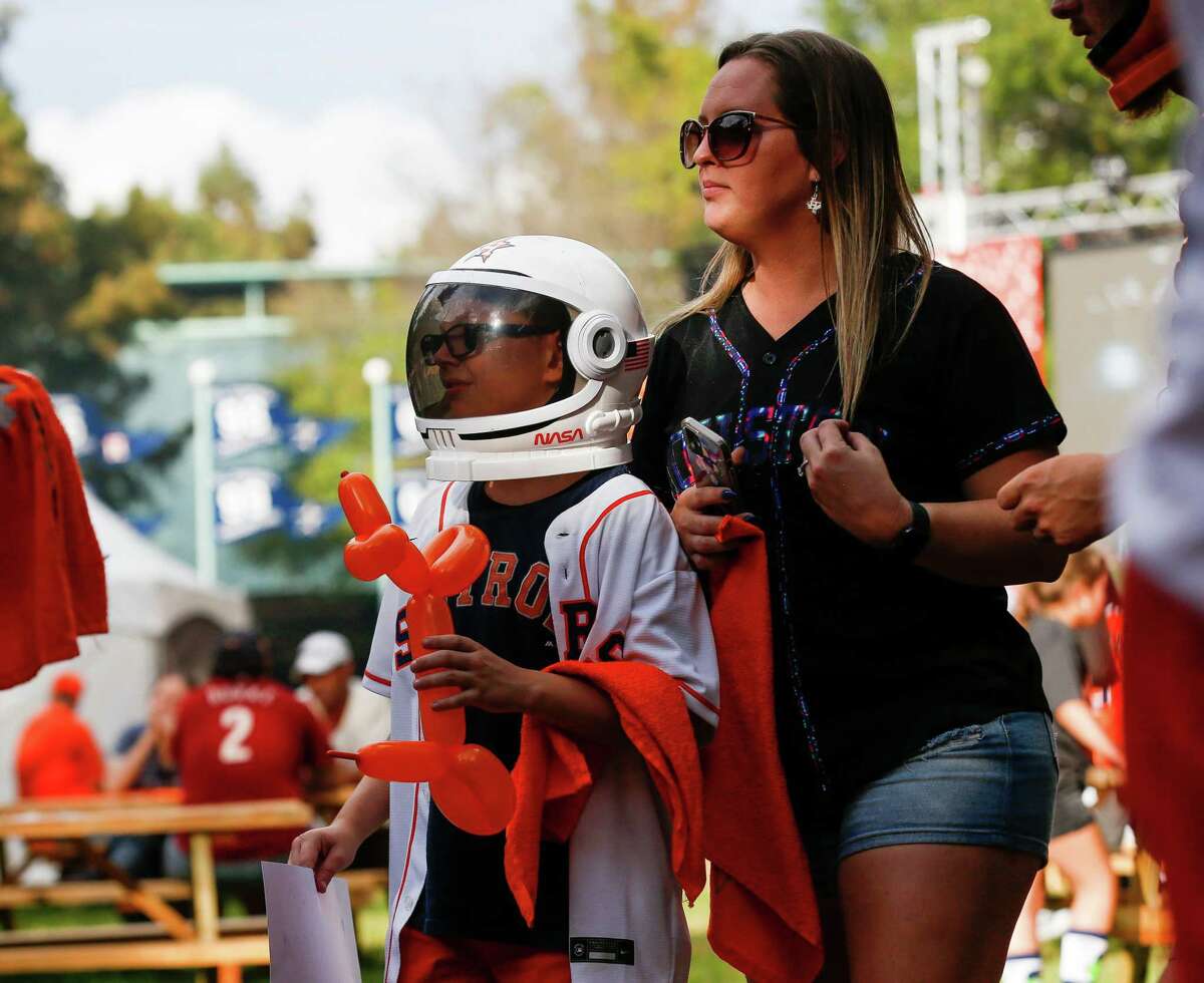 Bouyant Houston fans show their fierce devotion to the Astros