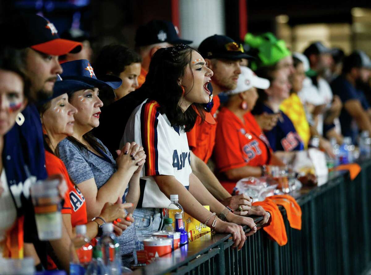 Bouyant Houston fans show their fierce devotion to the Astros