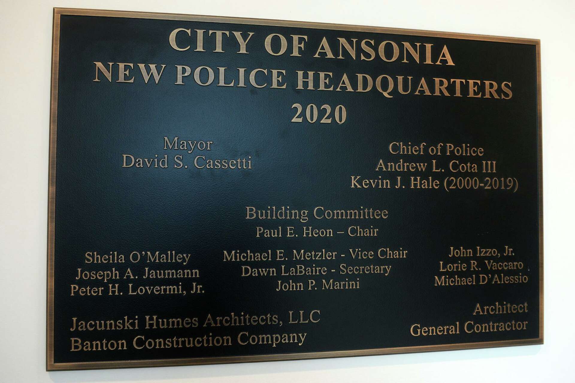 Ansonia police move across town to new headquarters building