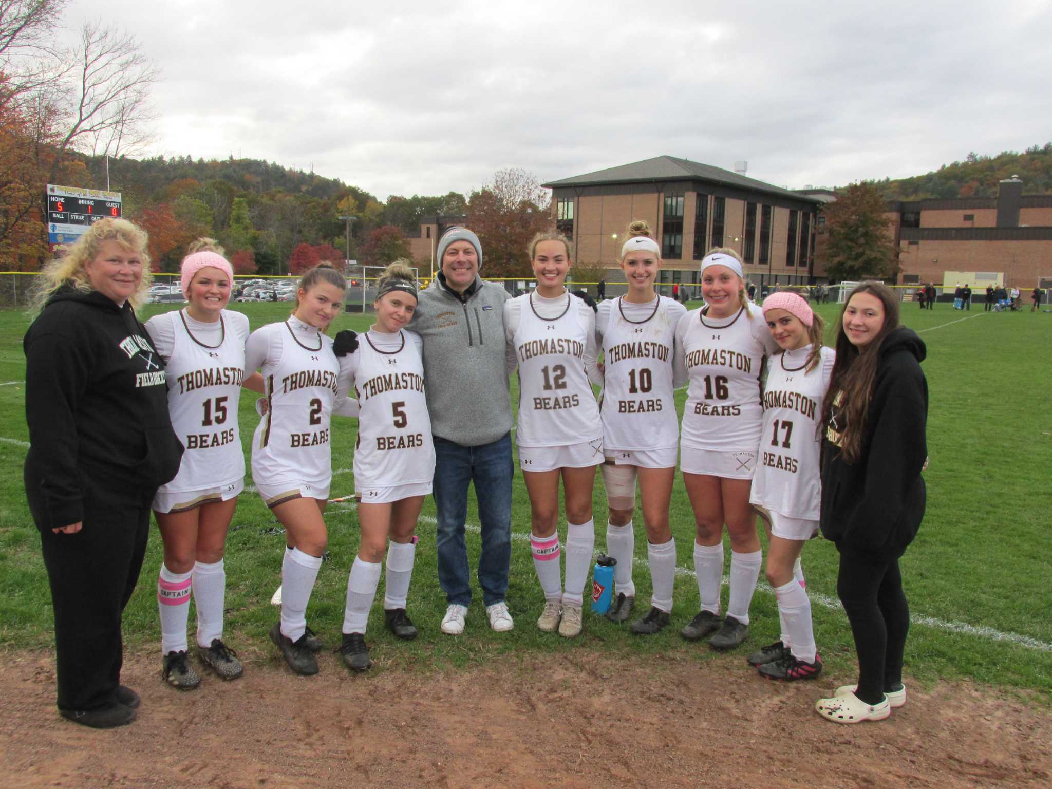 Thomaston field hockey blanks Northwestern, celebrates third straight ...