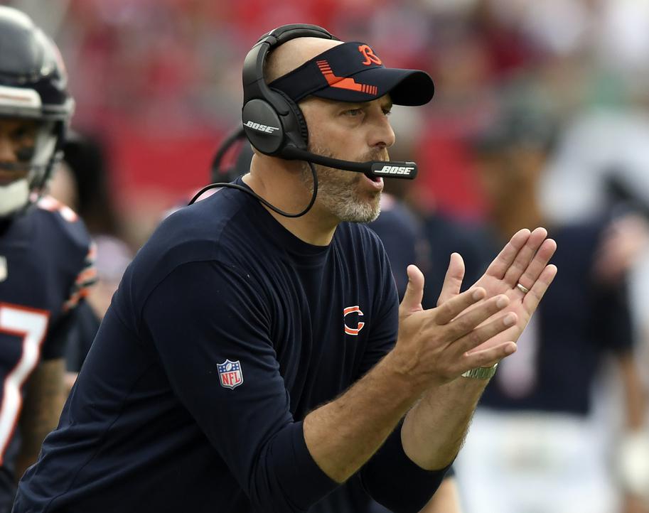 Bears’ coach Matt Nagy to miss game against 49ers