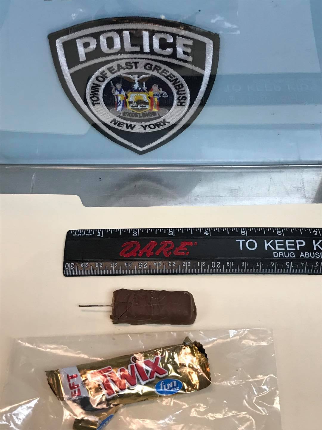 East Greenbush police: Needle in Twix was a hoax