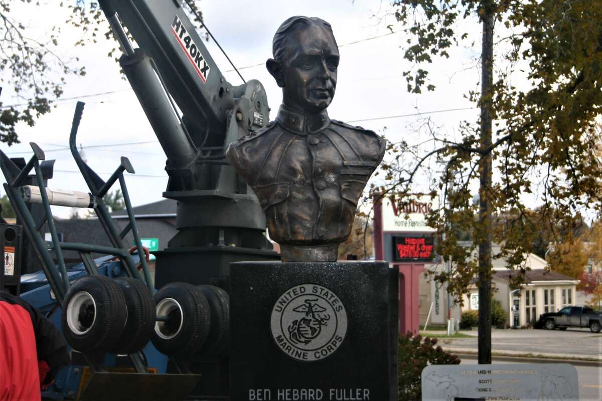 Monument installed honoring Big Rapids veteran