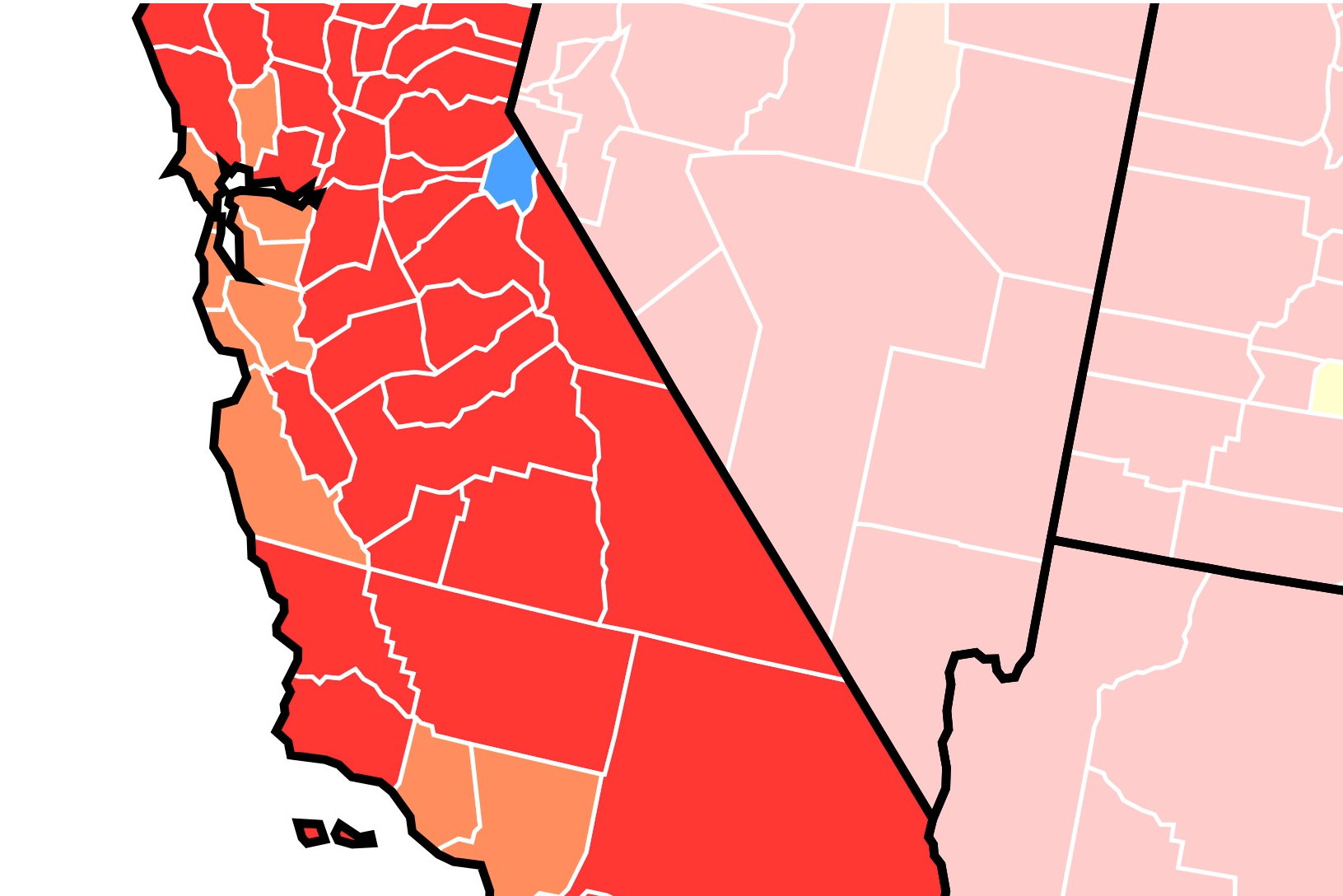 Entire Bay Area is back in CDC’s orange and red tiers for COVID spread