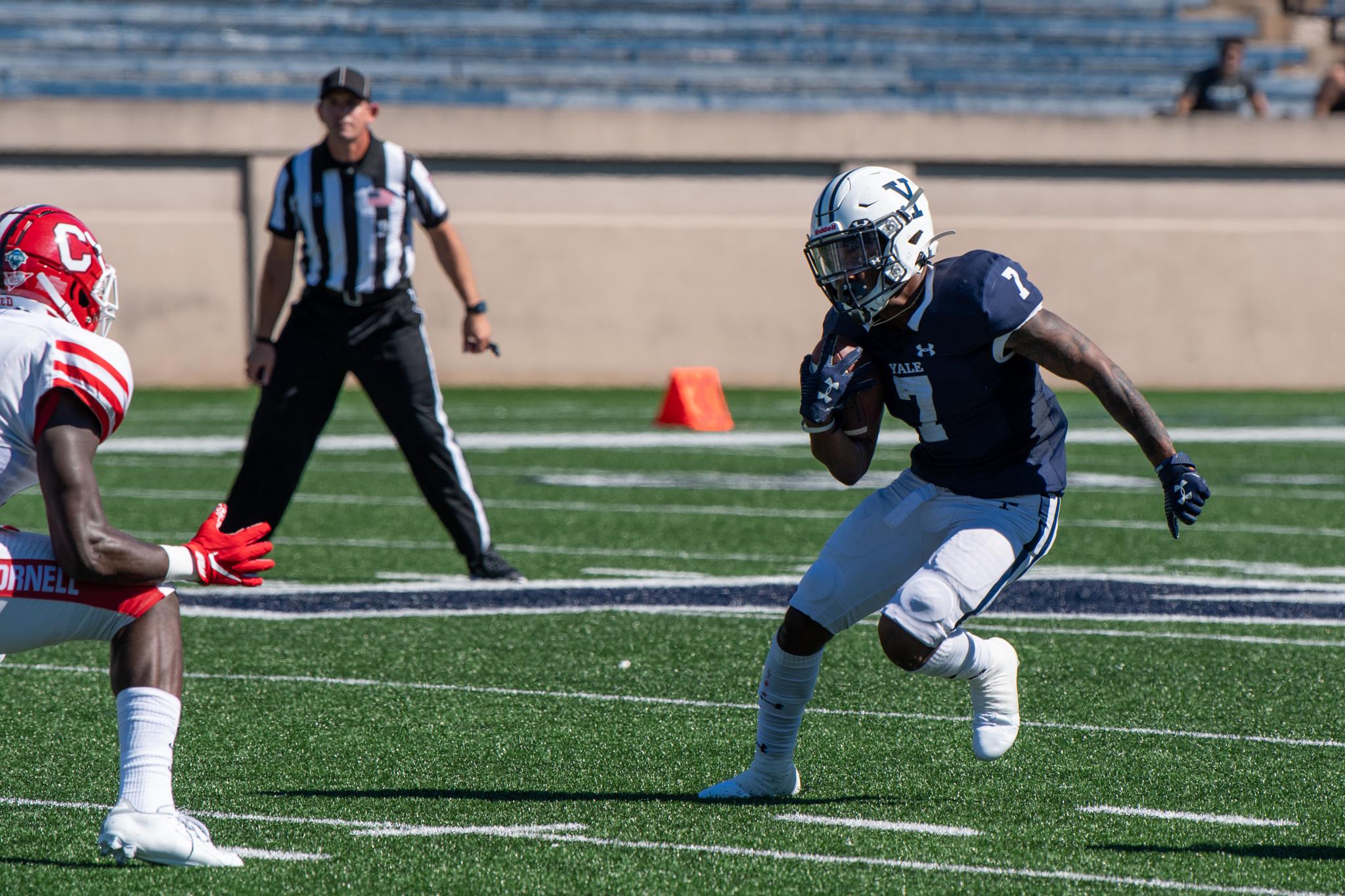 Though short-handed, Yale football players own their roles