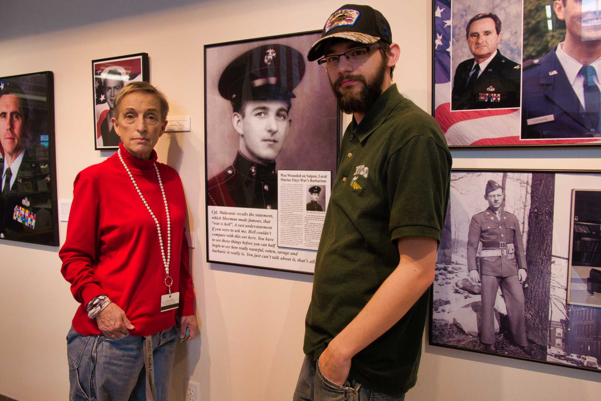 Veterans portraits provide emotional core of HVCC exhibit
