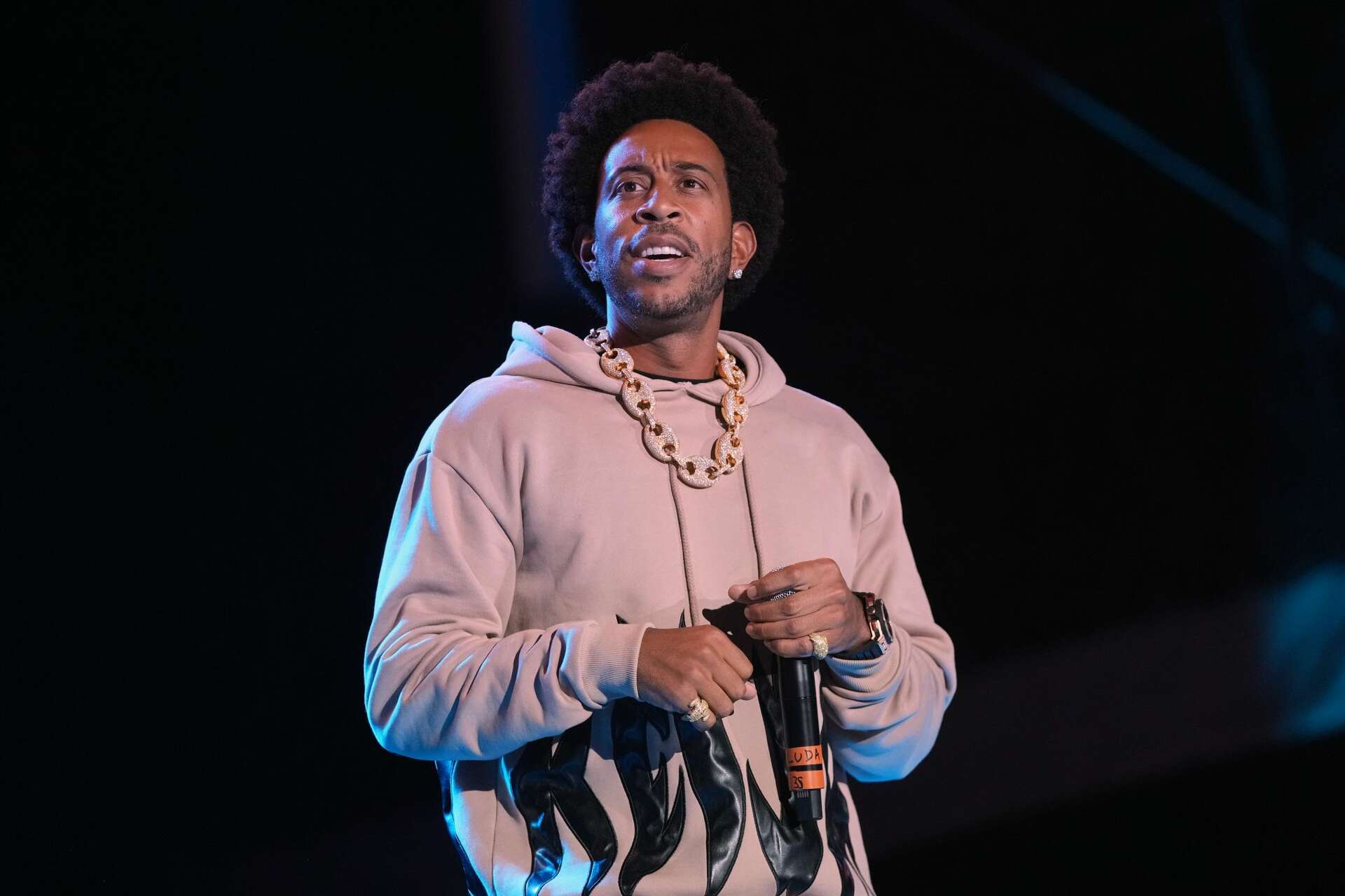 Ludacris spotted on a boat ride in Central Texas