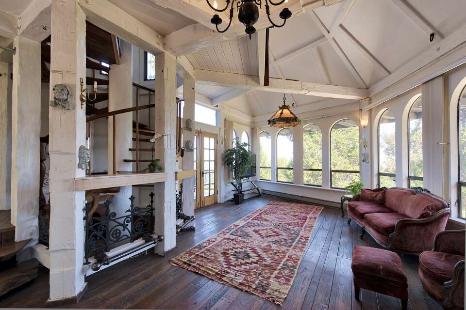 $5.9M custom castle at Marin's highest elevation is for sale