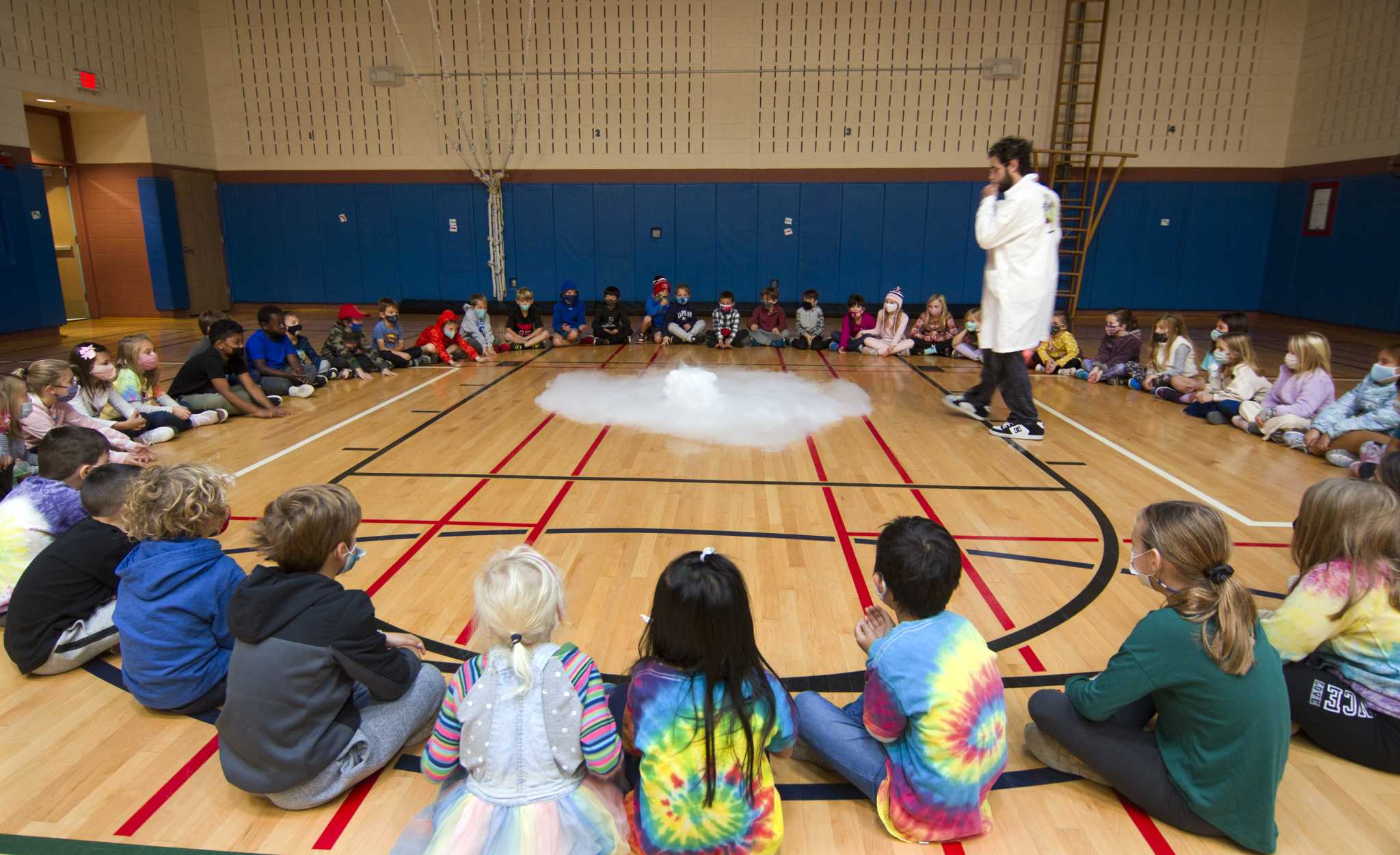 In photos: Mad Science show brings ‘Fire & Ice’ show to Greenwich’s Cos ...