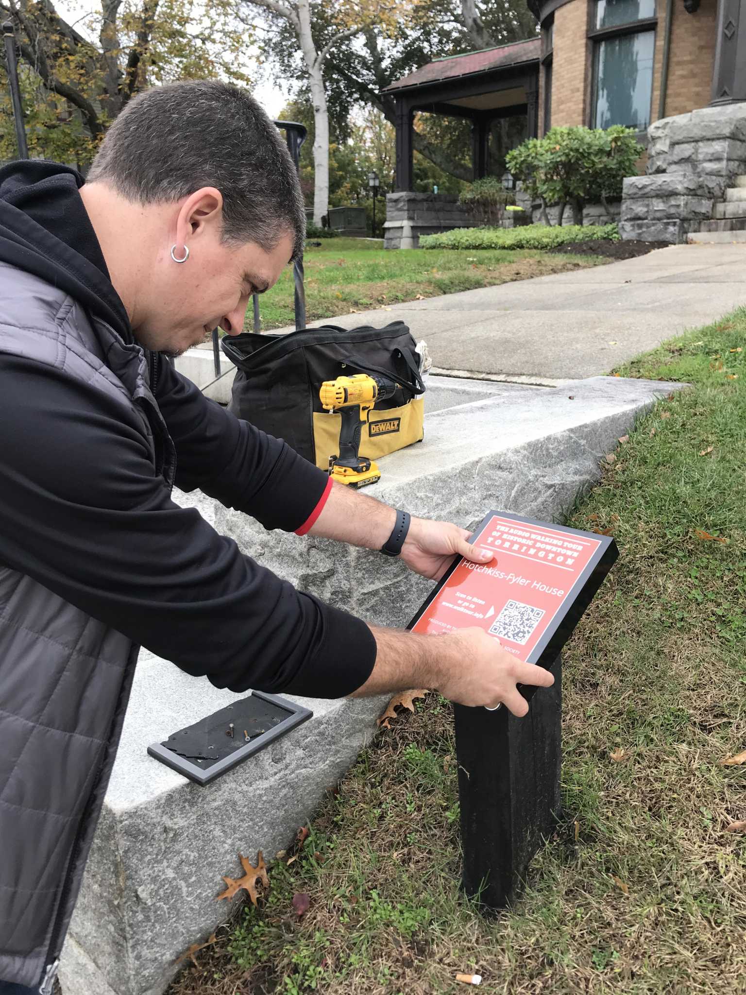 Torrington Historical Society installs new audio tour signs around town