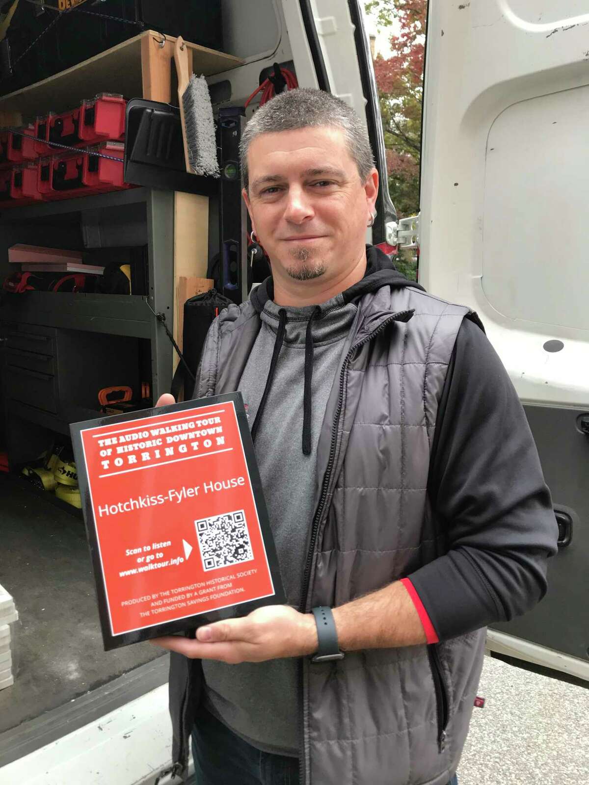 Torrington Historical Society installs new audio tour signs around town