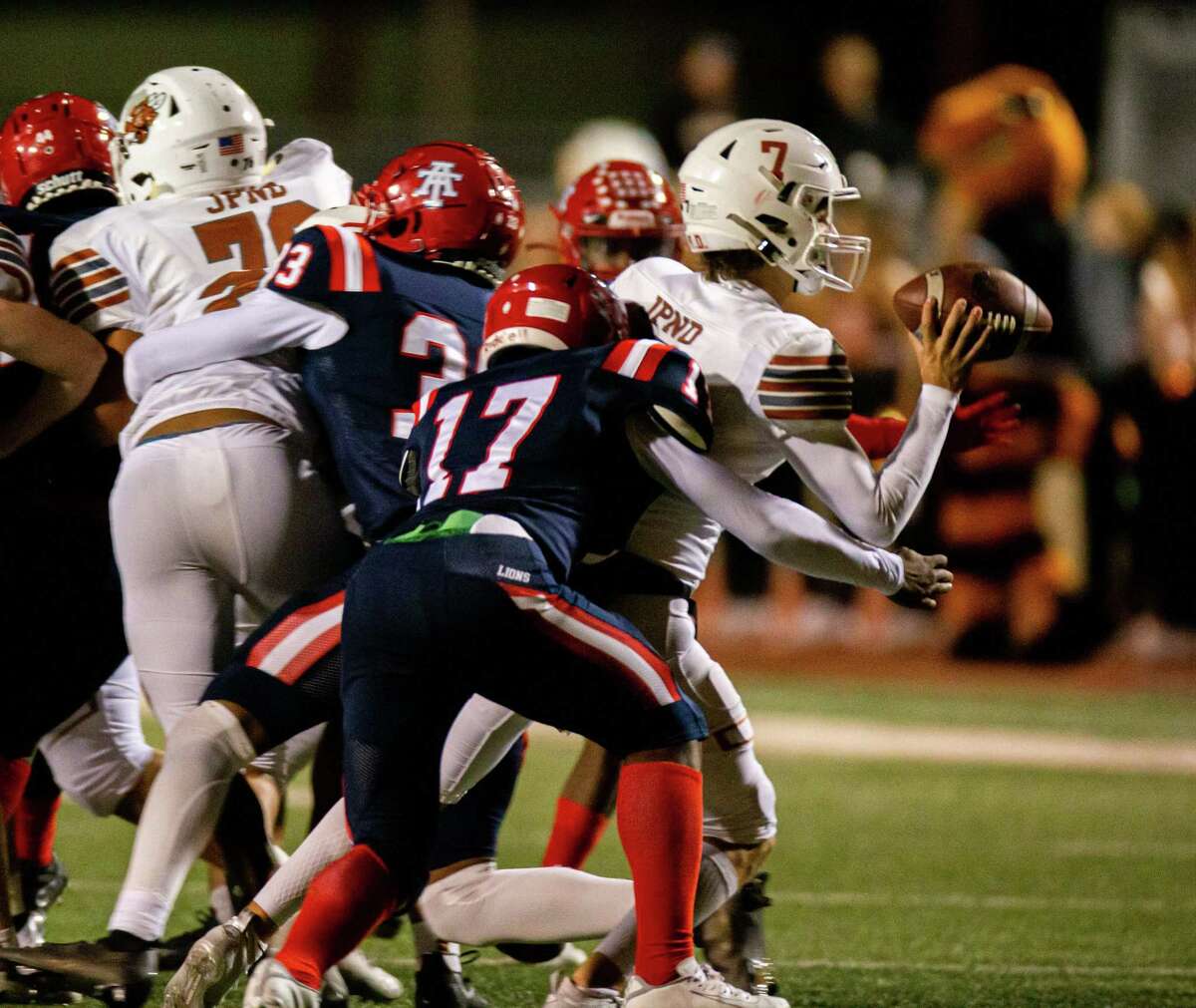 Nov. 5: Alief Taylor 56, Alvin 33