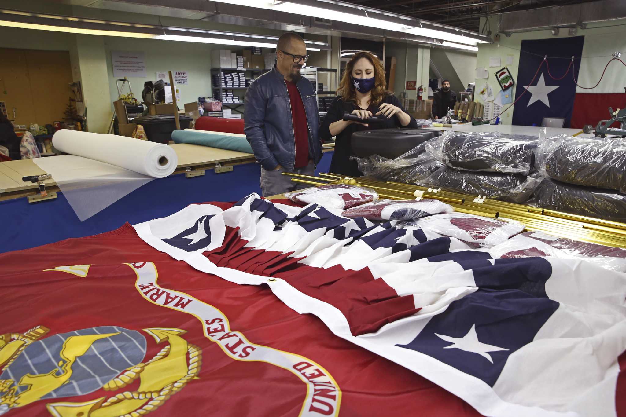 San Antonio company providing flags for Trump inauguration