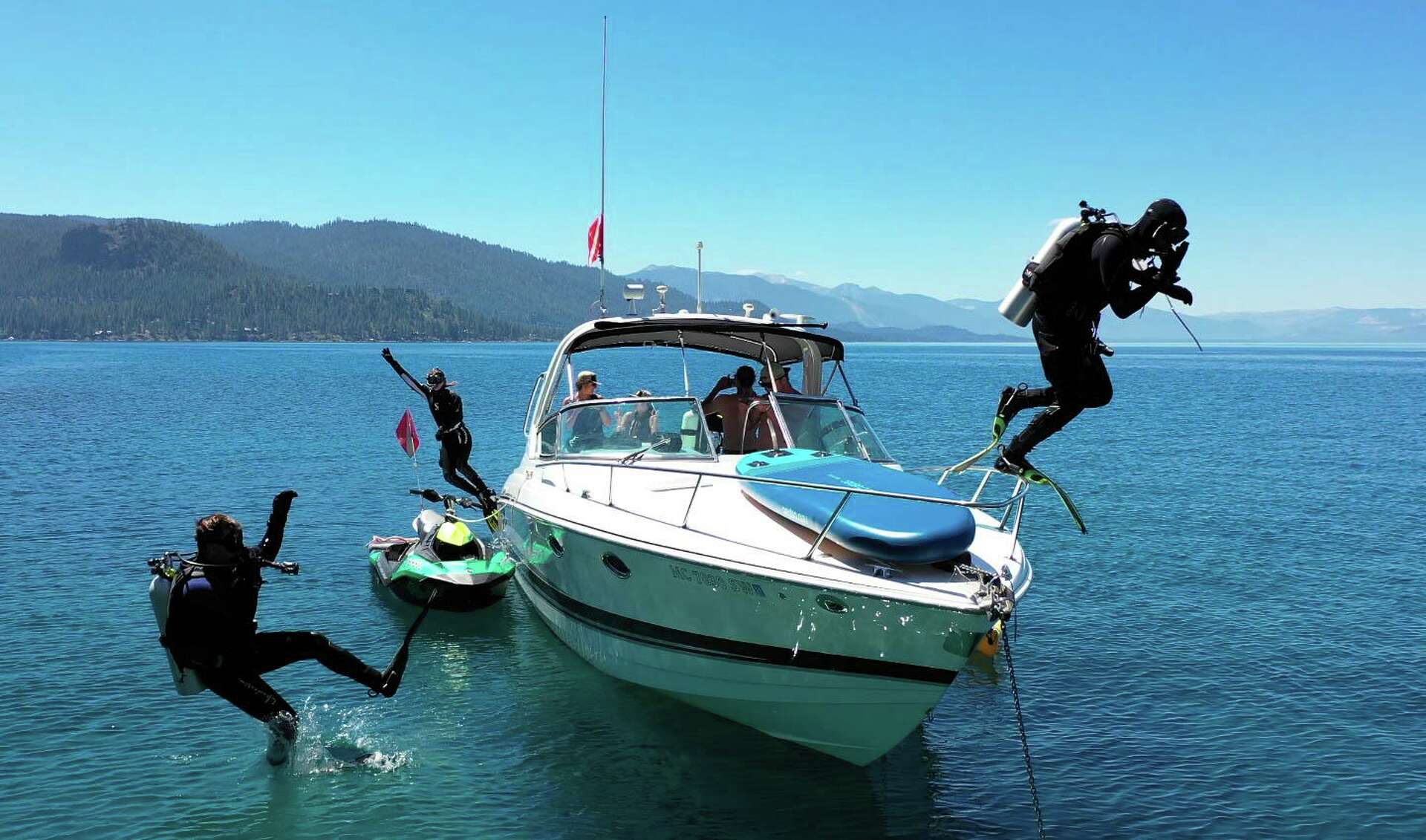 Lake Tahoe’s underwater trash collectors are pushing into winter. Here ...