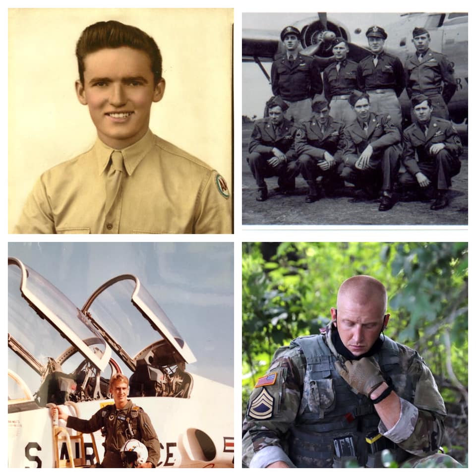 Community members share their military service members on Veterans Day