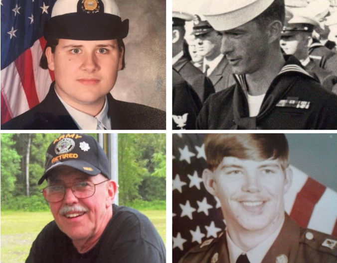 Community members share their military service members on Veterans Day