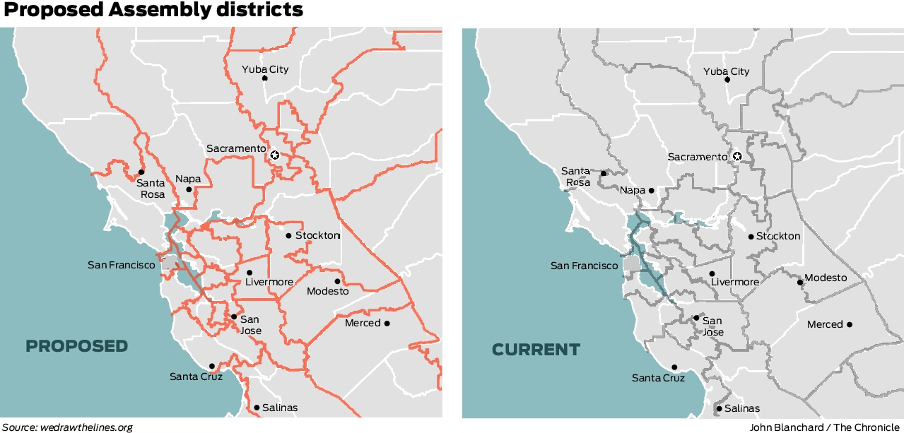 California State Assembly District Map