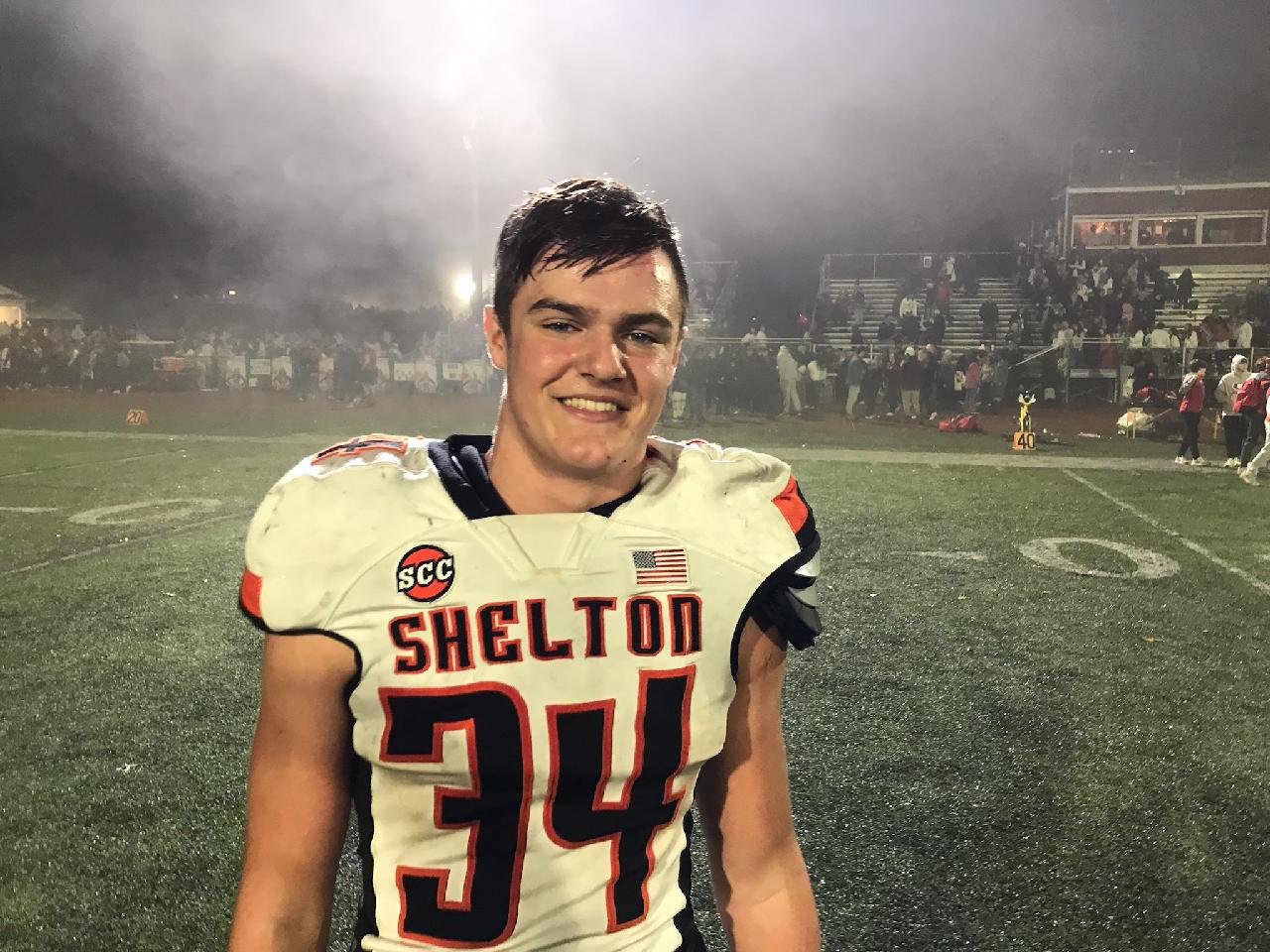 Shelton football shuts out Cheshire, stays in Class LL playoff chase