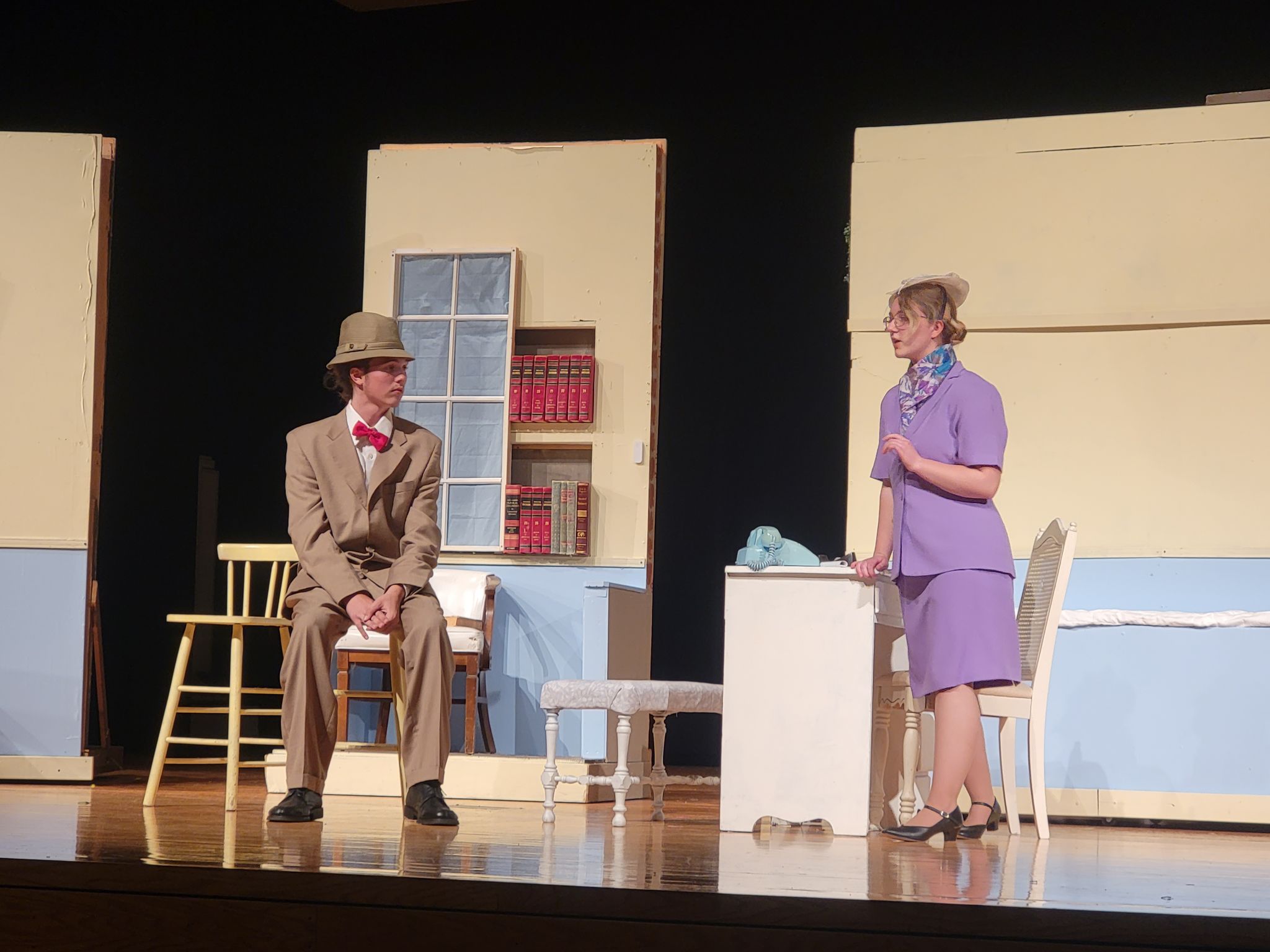 Invisible rabbit not seen at drama club performance of 'Harvey'