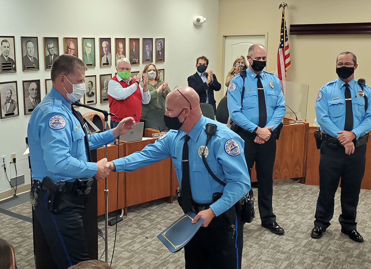 EPD honors 3 officers with accolades, swears in new officer