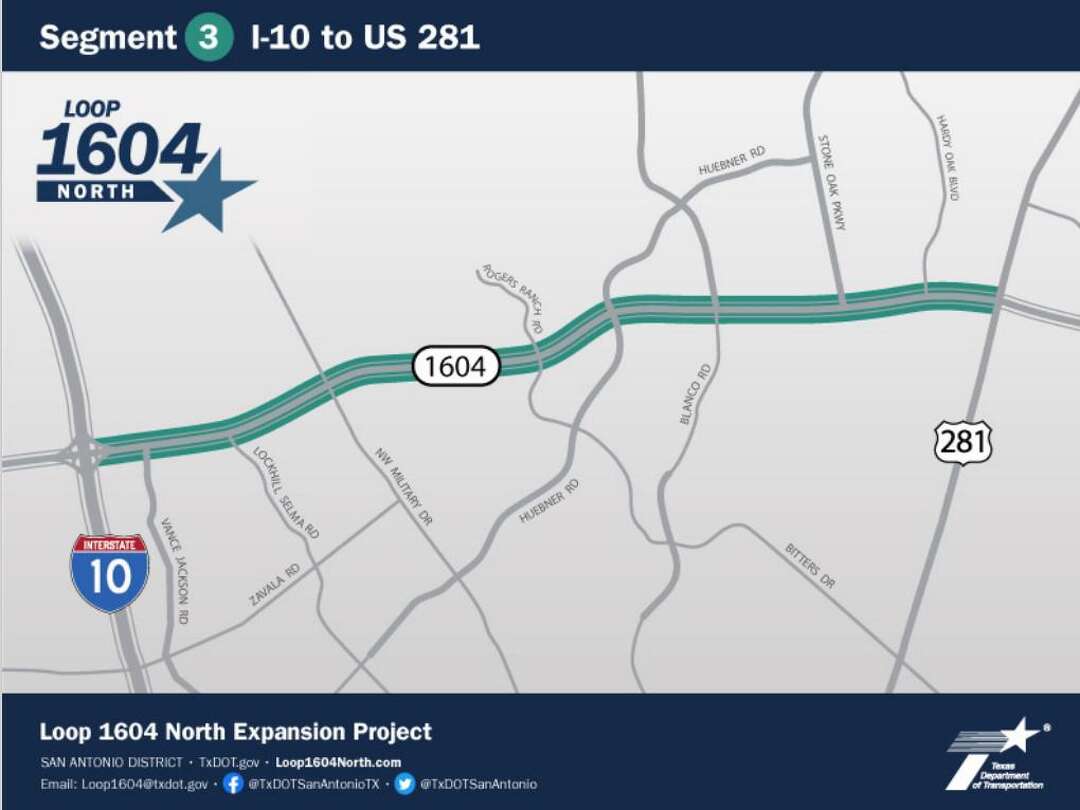 10-lane project aiming to improve traffic on Loop 1604 enters new phase